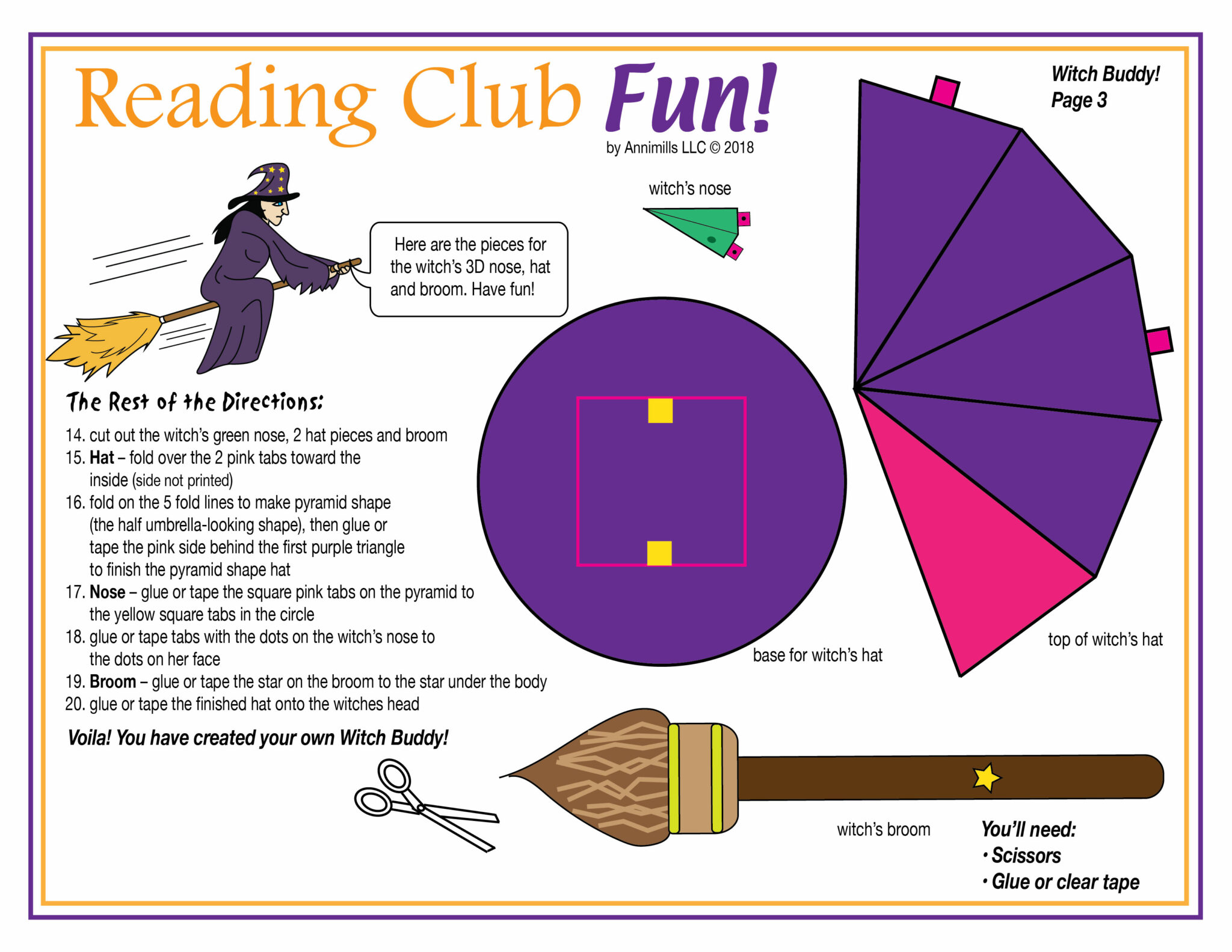 Creature Buddies - (Frankenstein, Witch, Dracula) Easy to Build Anytime ...