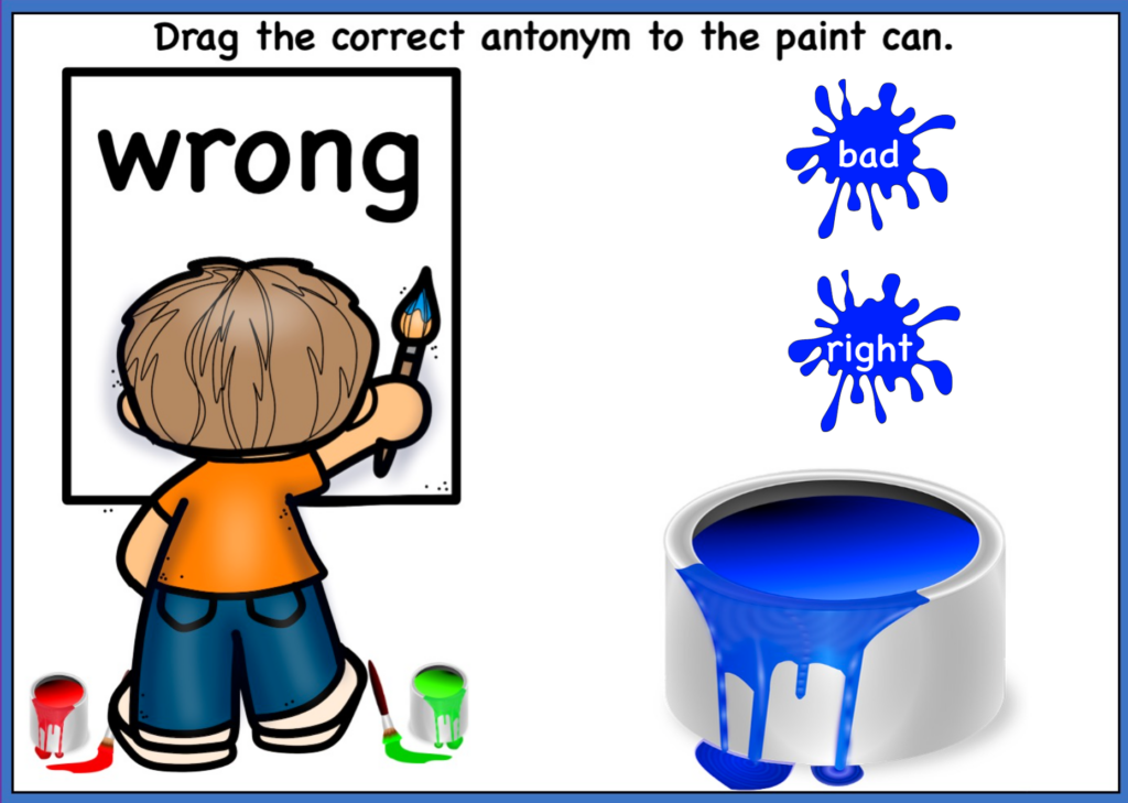 Drag and Drop Antonym Boom Cards | Made By Teachers