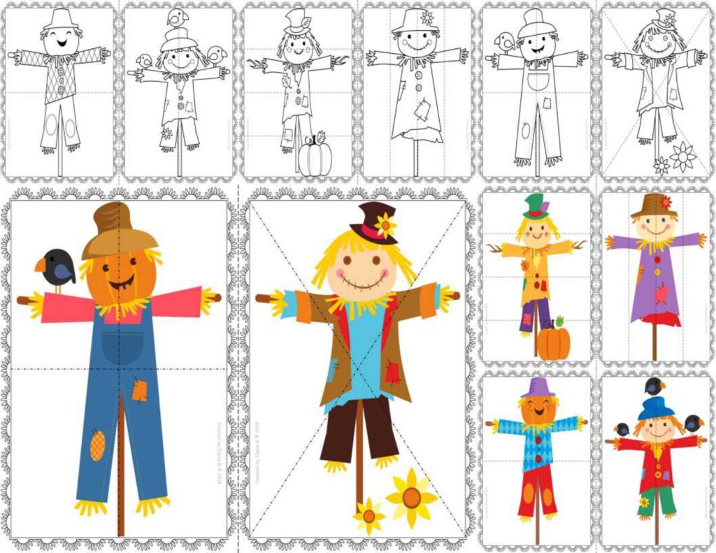 Scarecrow Basic Puzzles | Made By Teachers
