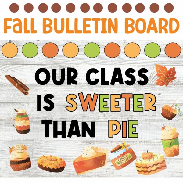 Thanksgiving Bulletin Board and Fall Door Decor, 2 options! | Made By ...