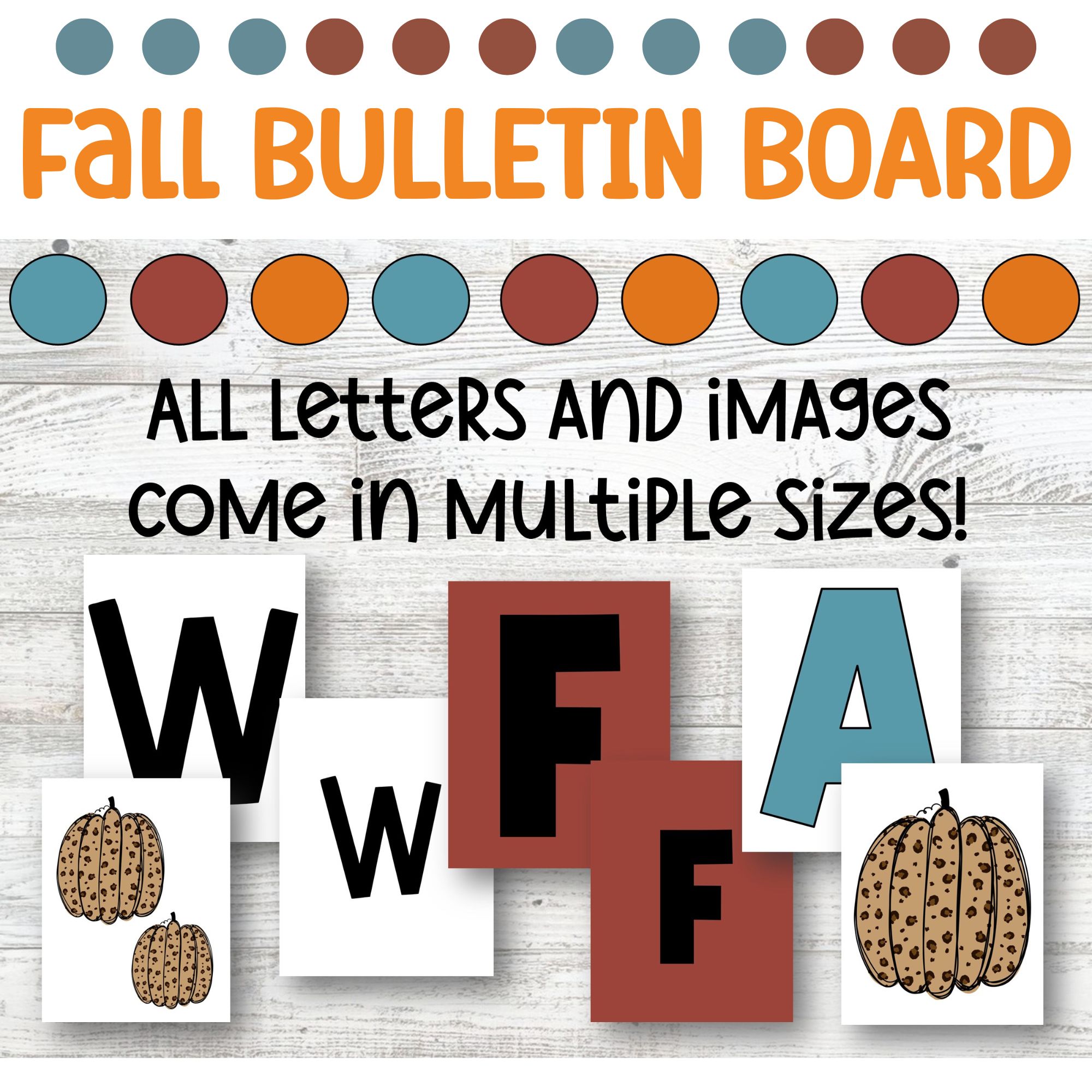 Fall Bulletin Board and Fall Door Decor, Pumpkin Bulletin Board | Made ...