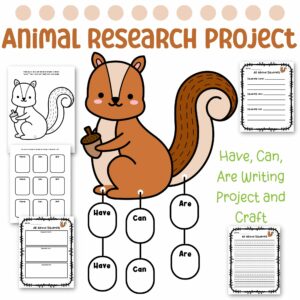 Kindergarten Animal Research Project and Craft: All About Squirrels ...