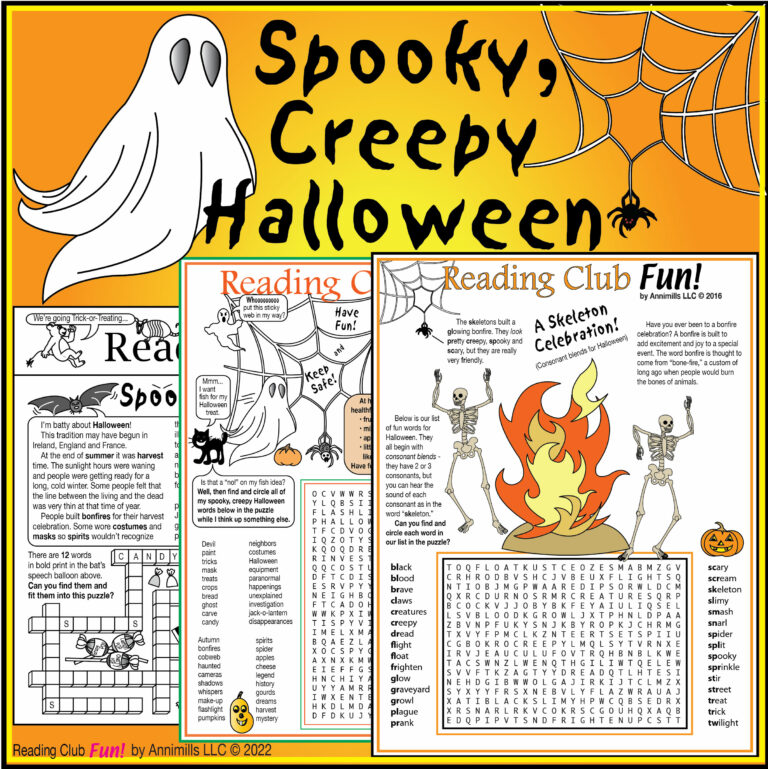 Spooky, Creepy Halloween – Hauntings, History, Safety - Printable ...