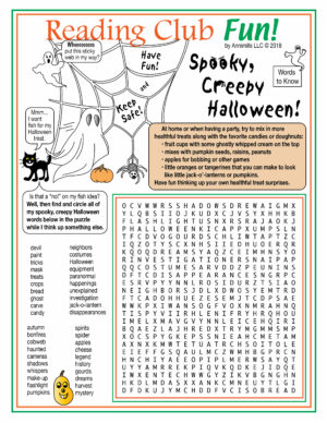 Spooky, Creepy Halloween – Hauntings, History, Safety - Printable ...