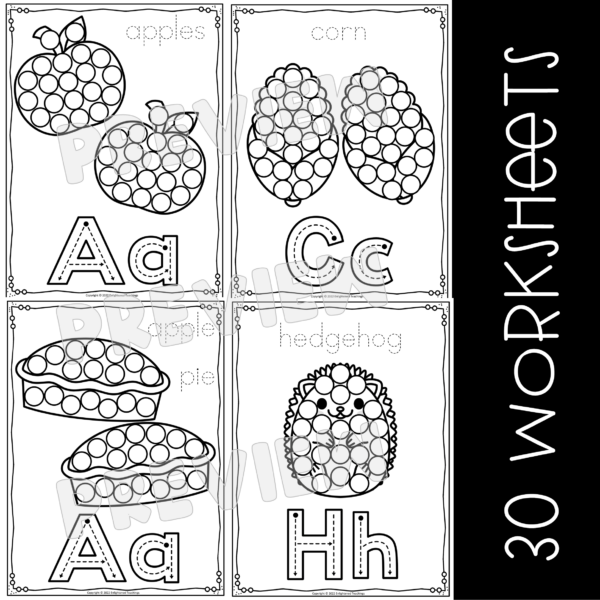 Autumn Fall Dot Marker Fine Motor Activity, Dot Painting - Made By Teachers