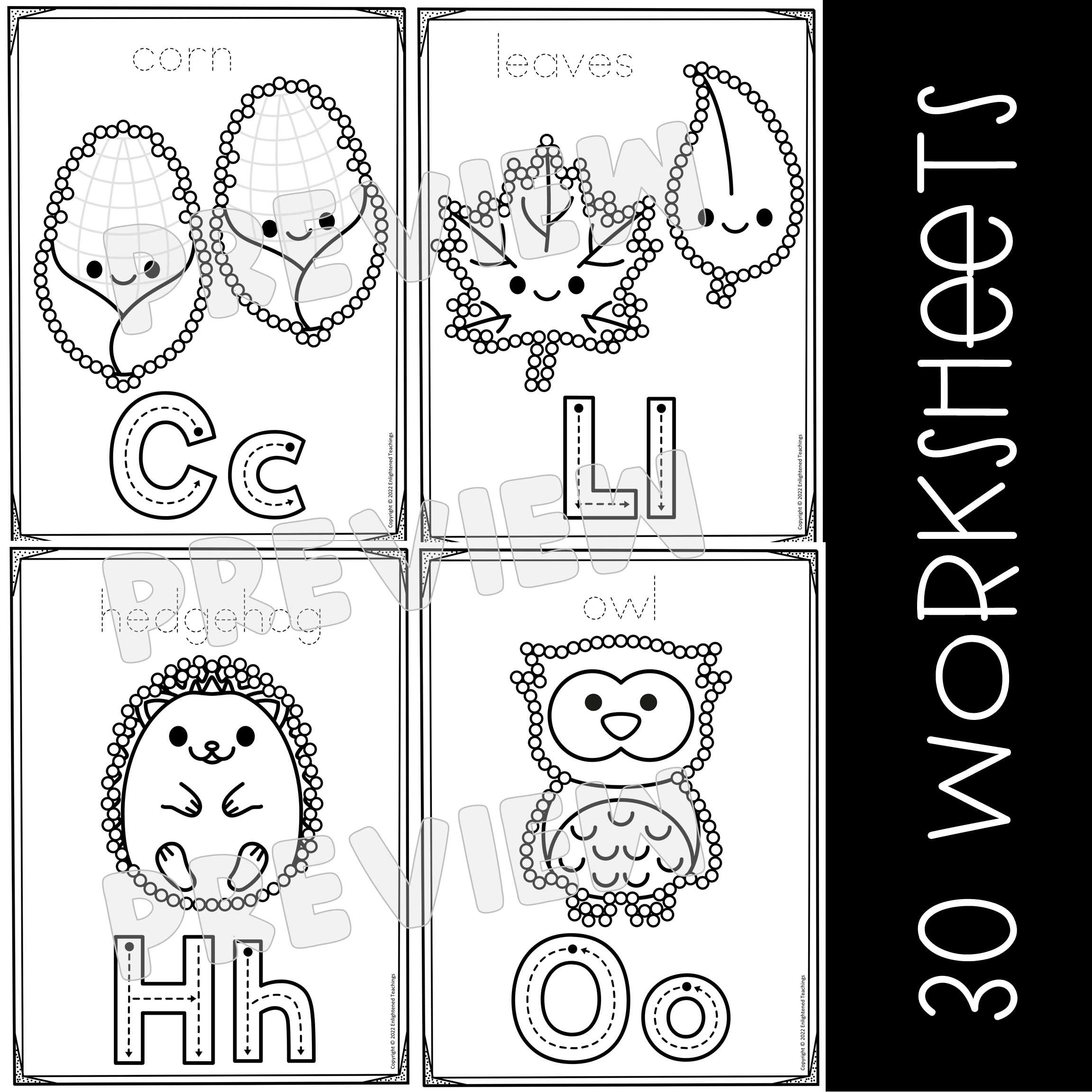 Autumn Fall Q-tip Painting Fine Motor Activity, Dot Painting | Made By ...