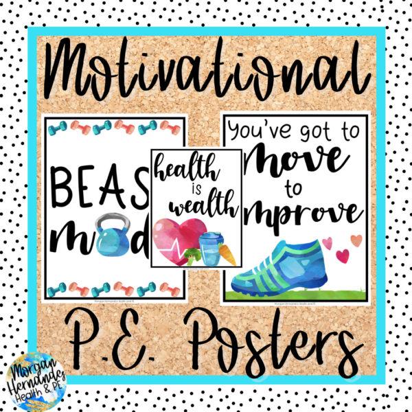 PE Motivational Posters | Classroom Décor | Made By Teachers