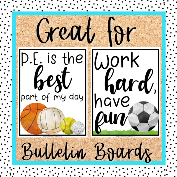 PE Motivational Posters | Classroom Décor | Made By Teachers