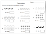 Halloween Themed Subtraction with Pictures (within 10): | Made By Teachers