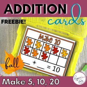 FREE Addition to 10 Task Cards | Made By Teachers