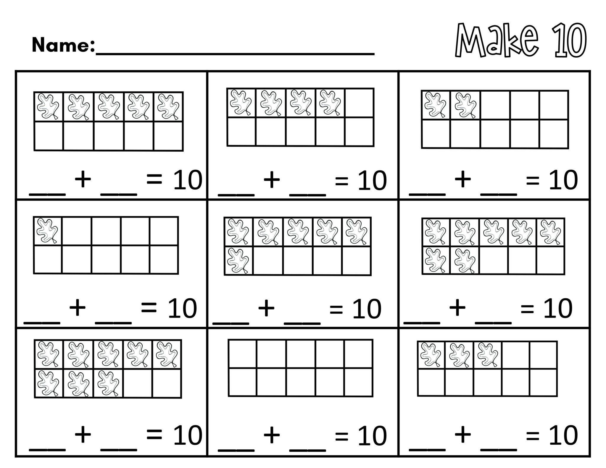 FREE Addition to 10 Task Cards | Made By Teachers