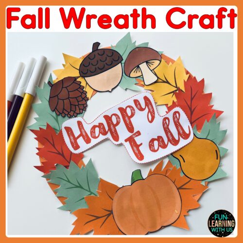 Fall Wreath Craft | Autumn Craft | Seasonal craft - Made By Teachers