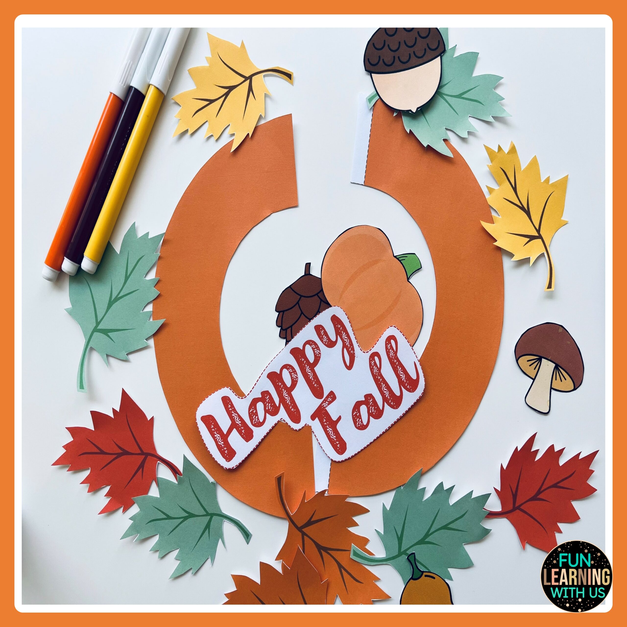 Fall Wreath Craft | Autumn Craft | Seasonal craft - Made By Teachers