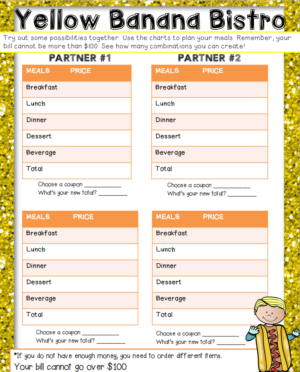 Life Skills BUNDLE includes Menu Math & Check Writing | Made By Teachers