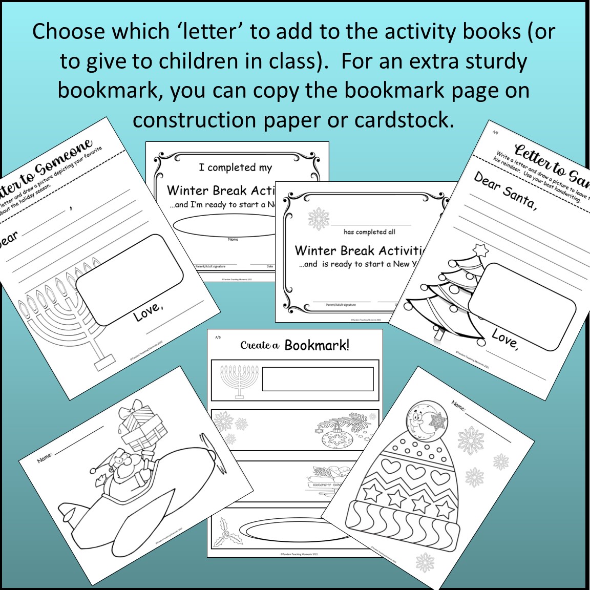 Winter Break Activites for 1st and 2nd Grade | Made By Teachers