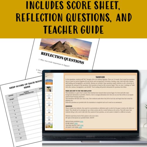 Ancient Egypt Interactive Simulation - Life in ancient Egypt Game ...