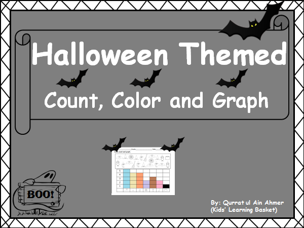 Halloween Themed (Color, Count and Graph): | Made By Teachers