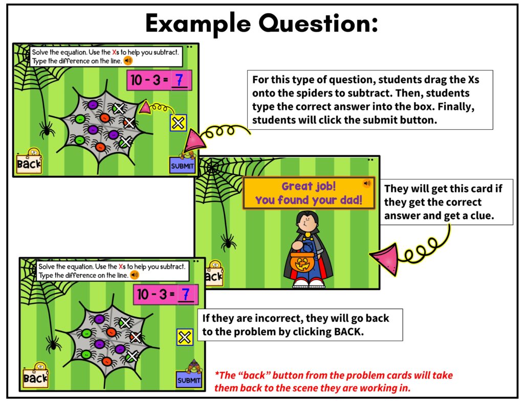 Halloween Addition and Subtraction to 20 Escape Room - Boom Cards ...