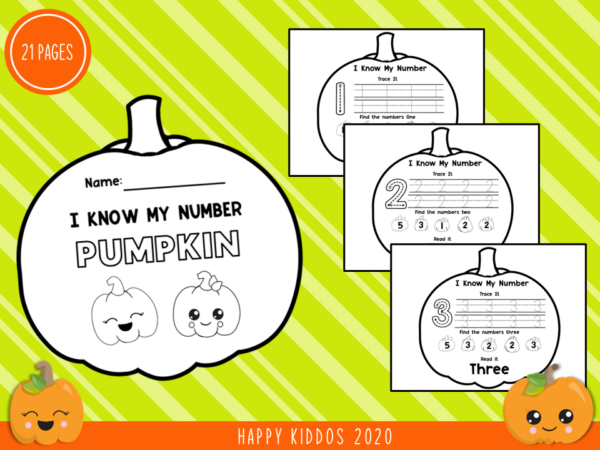 I Know my Number 1-20 – Pumpkin | Made By Teachers