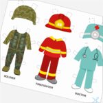 Community Helpers Worksheets, Occupation Printable, Paper Dolls ...