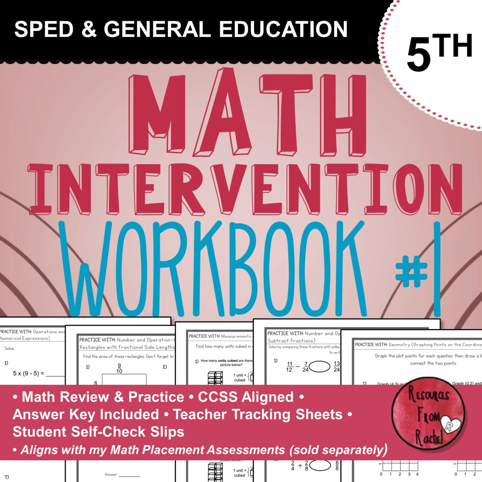 Math Intervention Workbook 5th grade - Book 1 | Made By Teachers