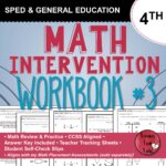 Math Intervention Workbook 4th grade - Book 3 | Made By Teachers