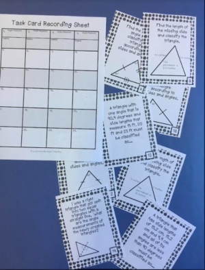 Classifying Triangles Interactive Notebook, activities, games, task cards | Made By Teachers
