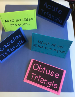 Classifying Triangles Interactive Notebook, activities, games, task ...