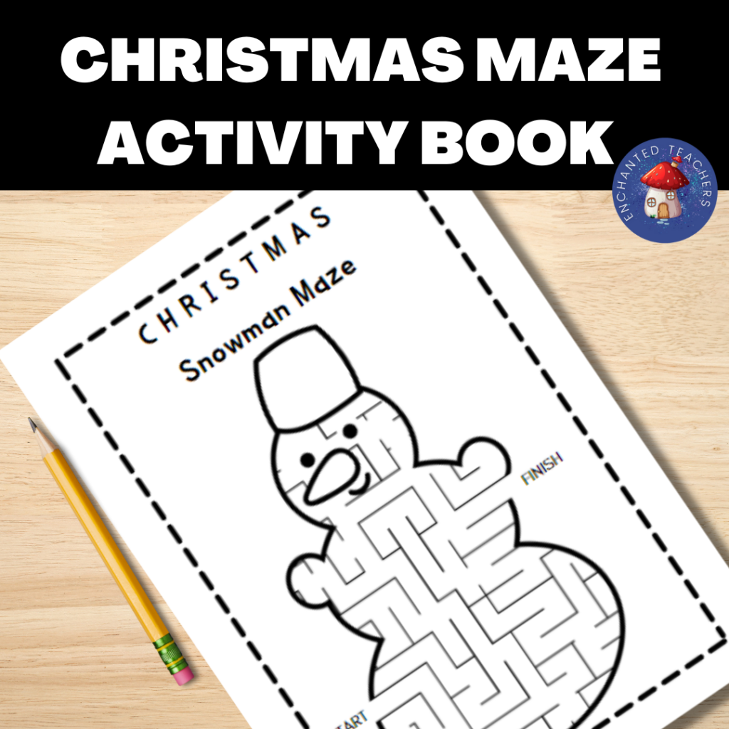 Christmas Maze Activity Book | Made By Teachers