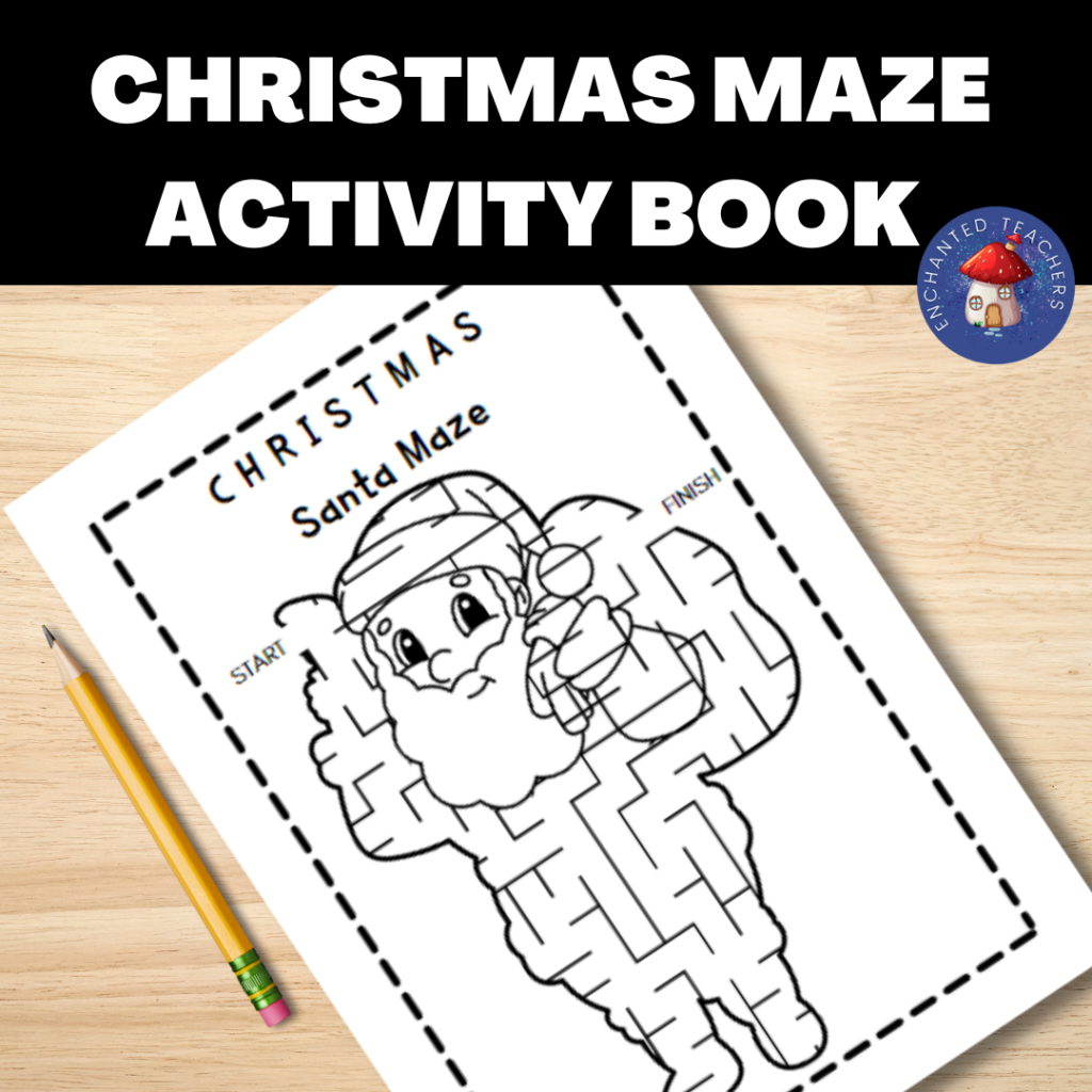 Christmas Maze Activity Book | Made By Teachers