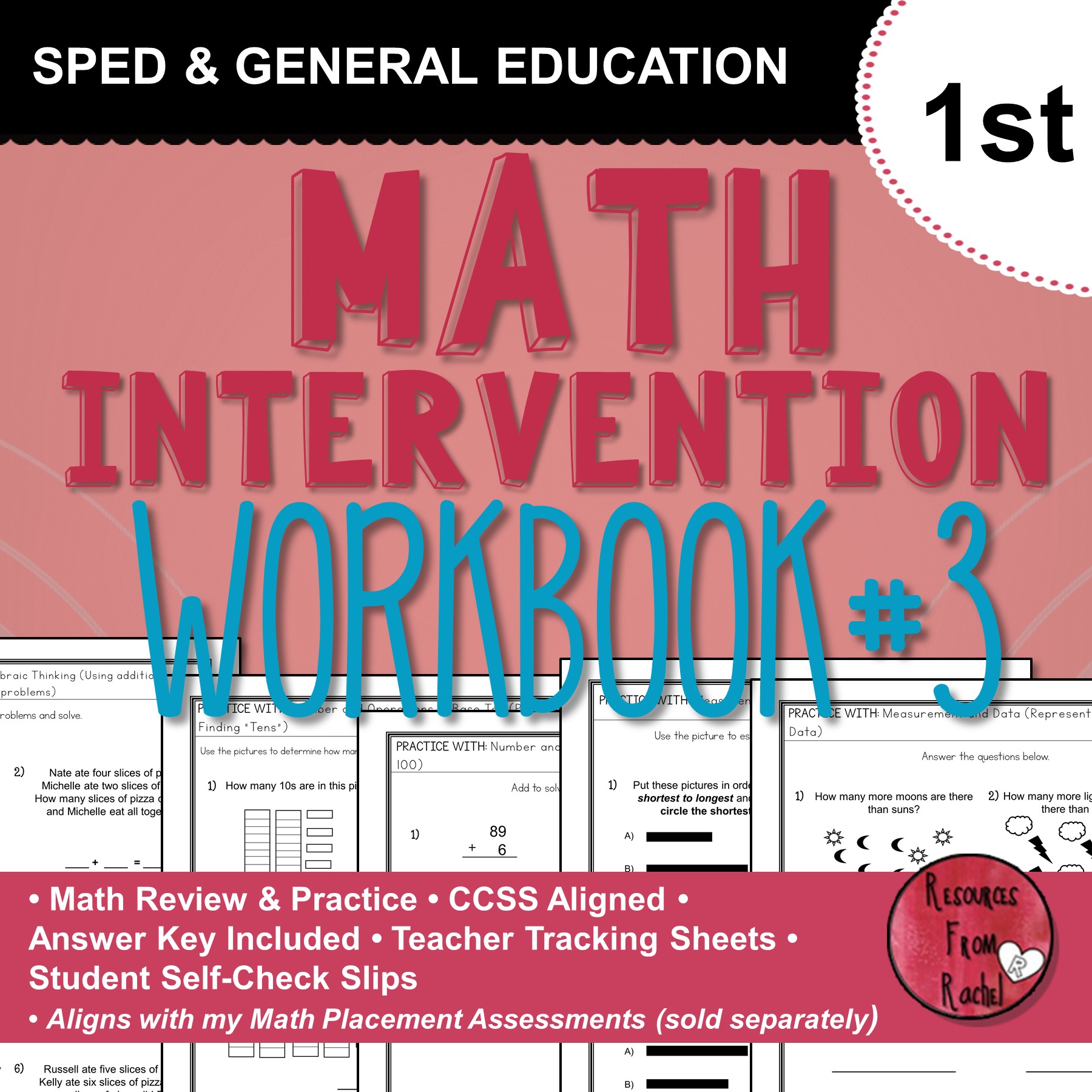 Math Intervention Workbook 1st Grade Book 3 Made By Teachers