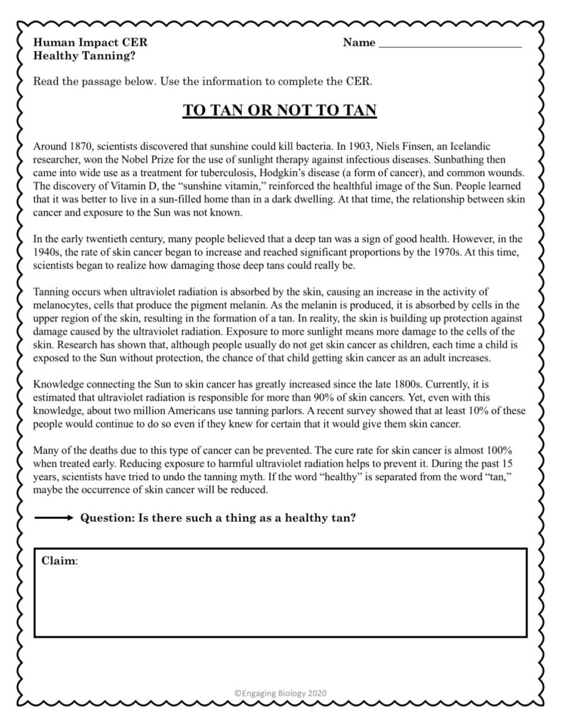 CERs for Human Impact on the Environment | Made By Teachers