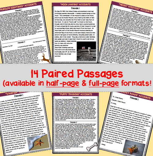 Firsthand and Secondhand Accounts of the Same Topic | Made By Teachers