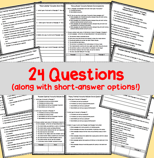 Firsthand and Secondhand Accounts of the Same Topic | Made By Teachers