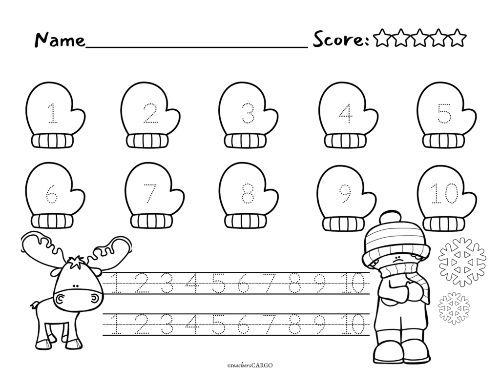 Tracing numbers 1-10 - Made By Teachers