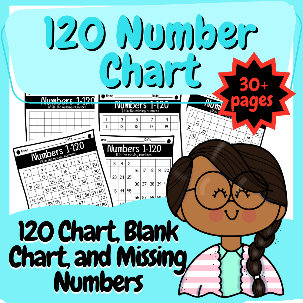100 Chart Missing Number Fill In The Missing Numbers Worksheet Made