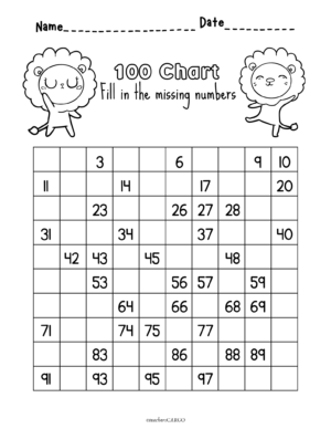 Missing numbers to 120| Counting to 120 worksheets |50s, 100s, 120 Chart | Made By Teachers