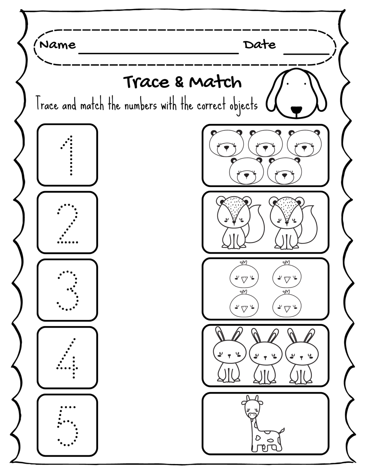Tracing numbers 1-5 | Number tracing Worksheets | Numbers 1-5 | Made By ...