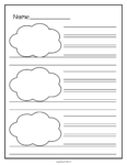 Primary Writing Paper with Picture Box | Lined Writing Paper | Made By ...