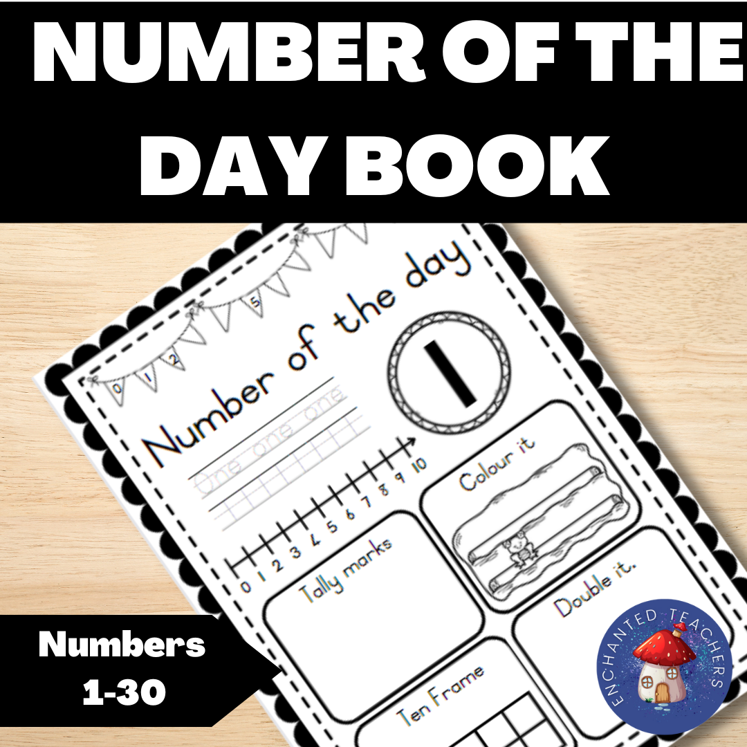 Number of the day 1-30 Book | Made By Teachers