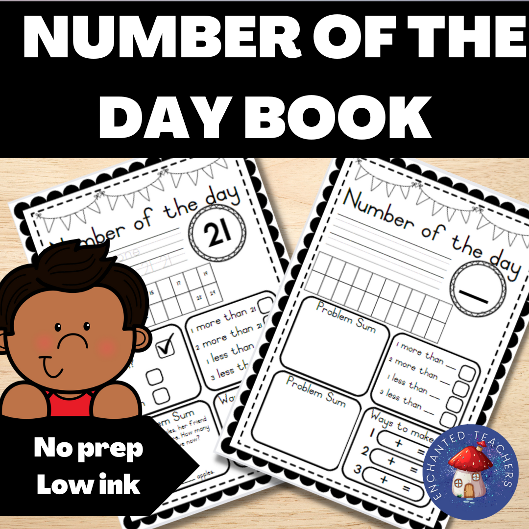 Number of the day 1-30 Book | Made By Teachers