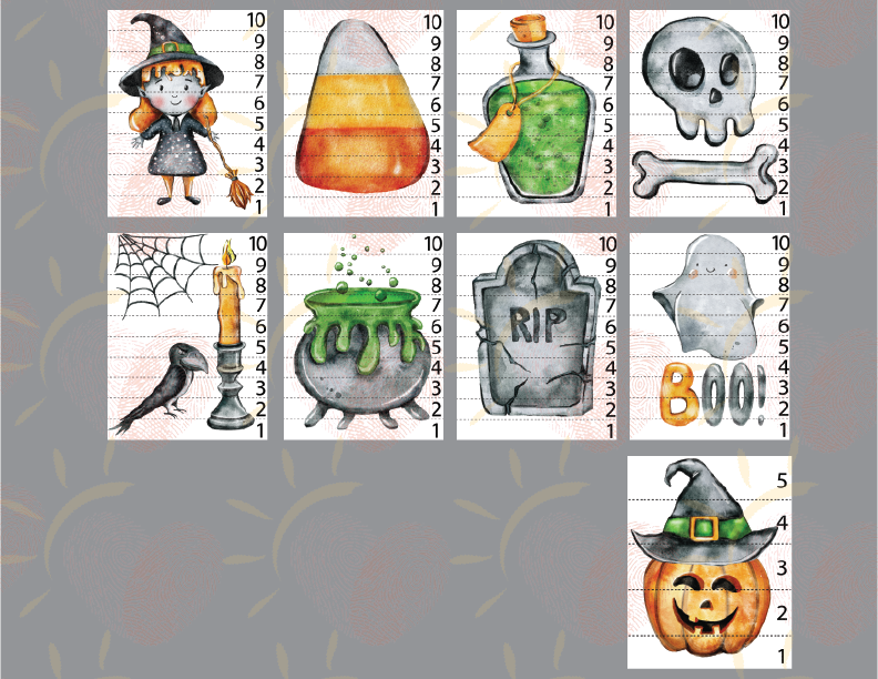 Halloween number sequence puzzle - printable - math - counting 1-10 ...