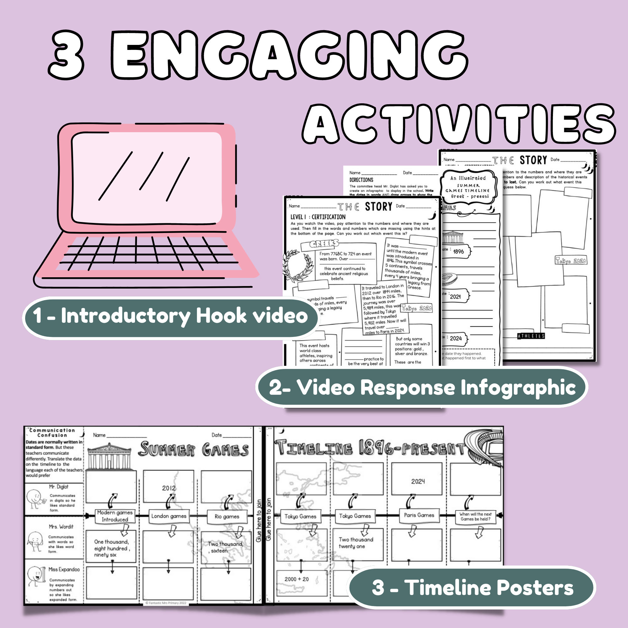 Standard Expanded Word Form & Comparing Activity Project Based Learning ...