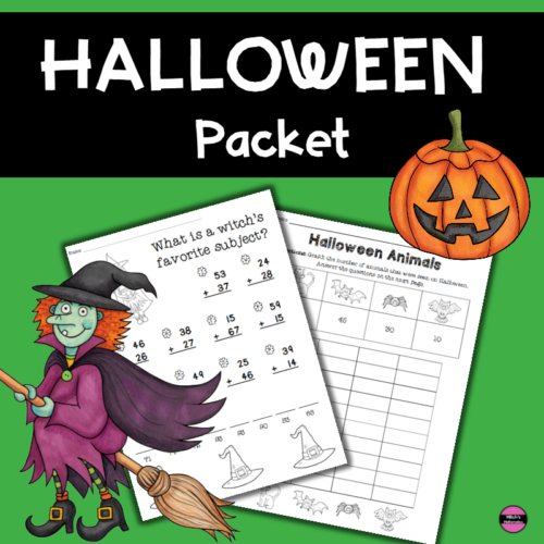Halloween Trick or Treat Themed Math Activities With and Without ...