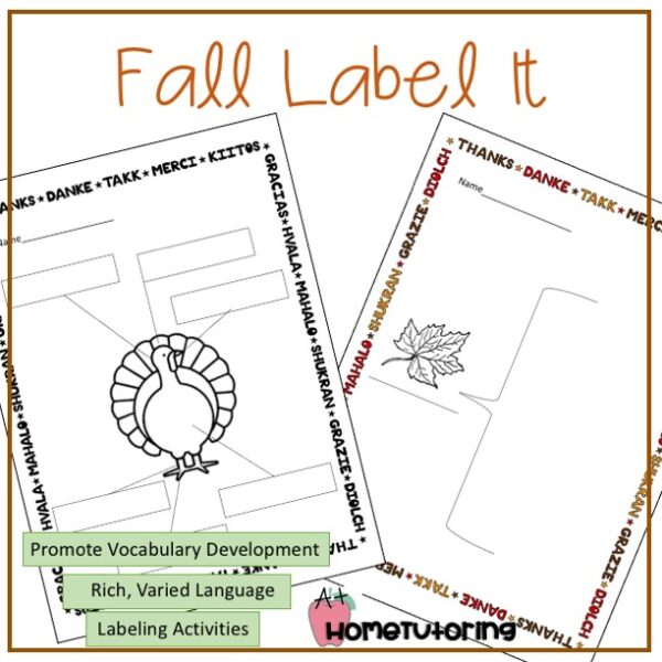 Fall Label It! - Made By Teachers