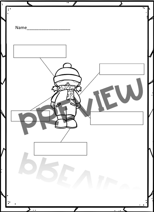 Winter Label It | Made By Teachers