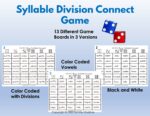 Syllable Division Rules Connect Game - Made By Teachers