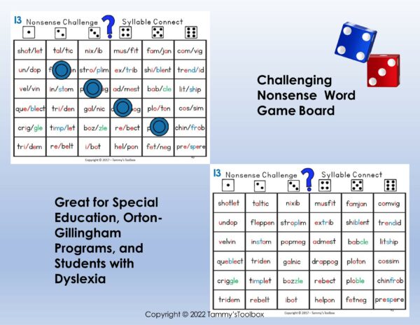 Syllable Division Rules Connect Game | Made By Teachers