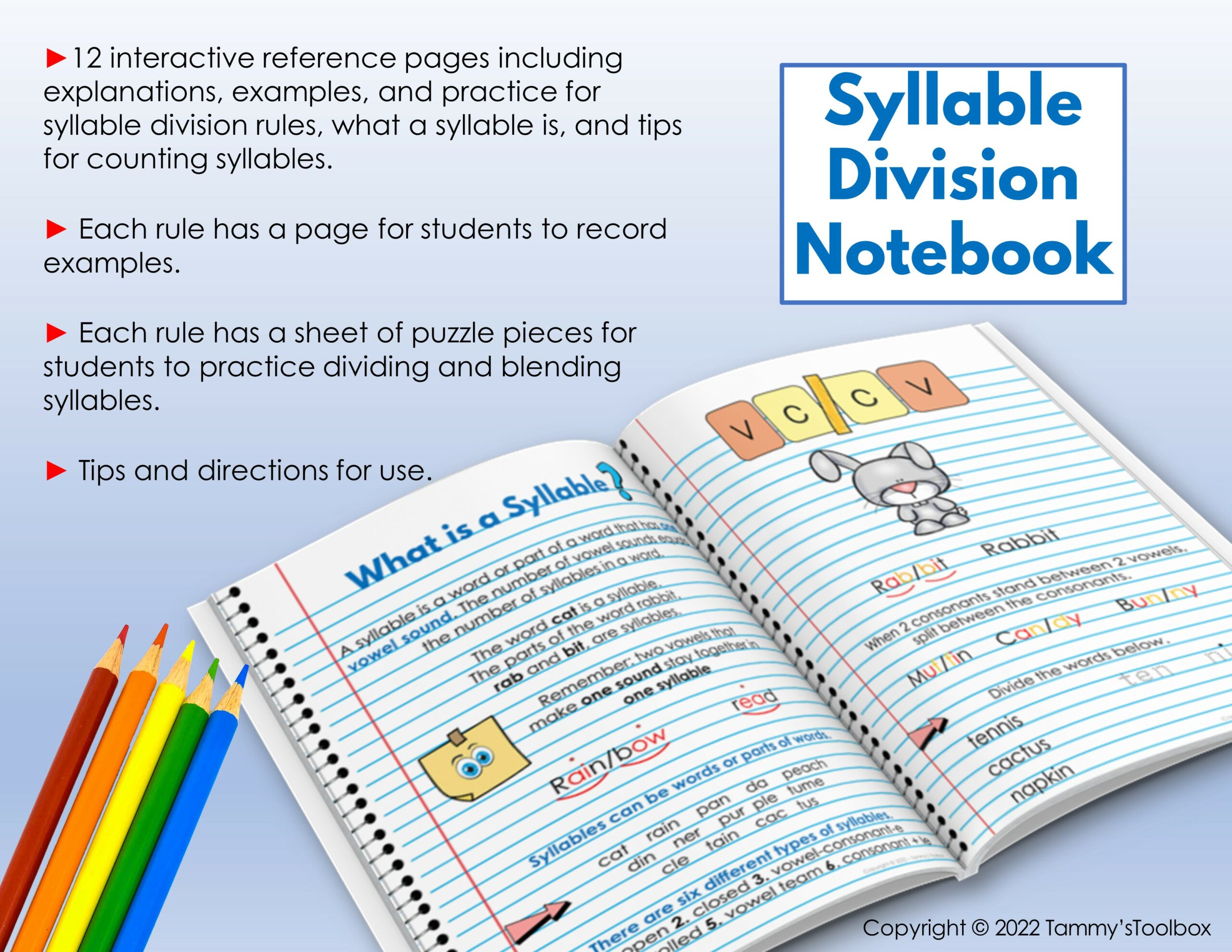 Syllable Division Resource Book for Decoding Multisyllabic Words | Made ...