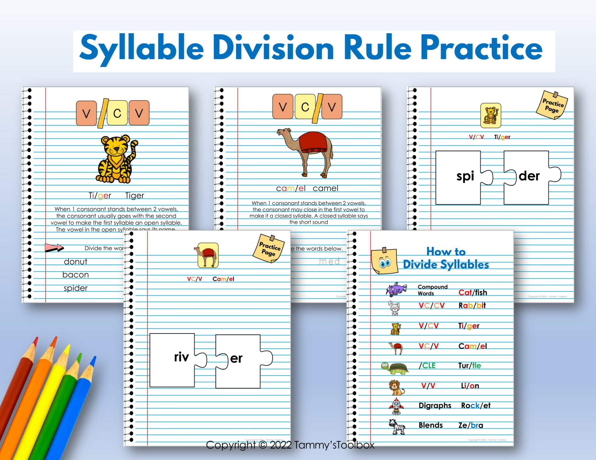 Syllable Division Resource Book for Decoding Multisyllabic Words - Made ...